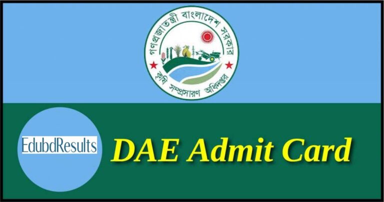 DAE Admit Card 2024 PDF Download: Exam Date and Details